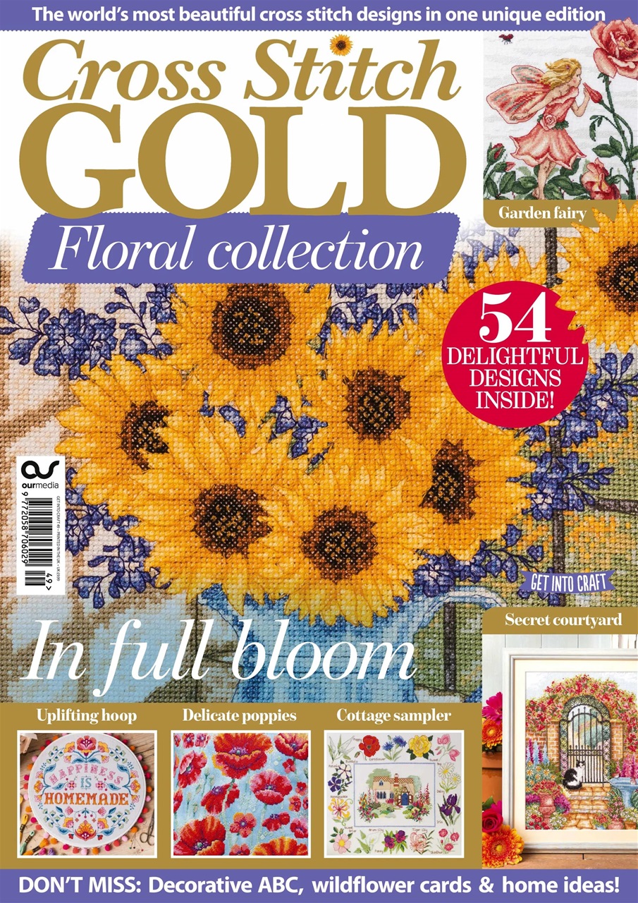 The World of Cross Stitching Magazine - Cross Stitch Gold - Flowers ...