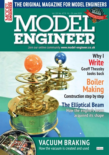 Model Engineer Magazine - Issue 4719 Back Issue