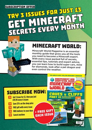 Minecraft World Magazine - Issue 106 Subscriptions | Pocketmags