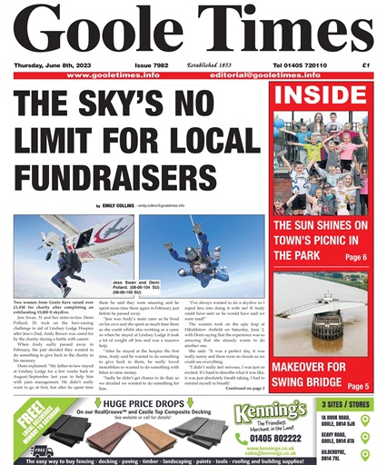 Goole Times Magazine - June 8th 2023 Back Issue