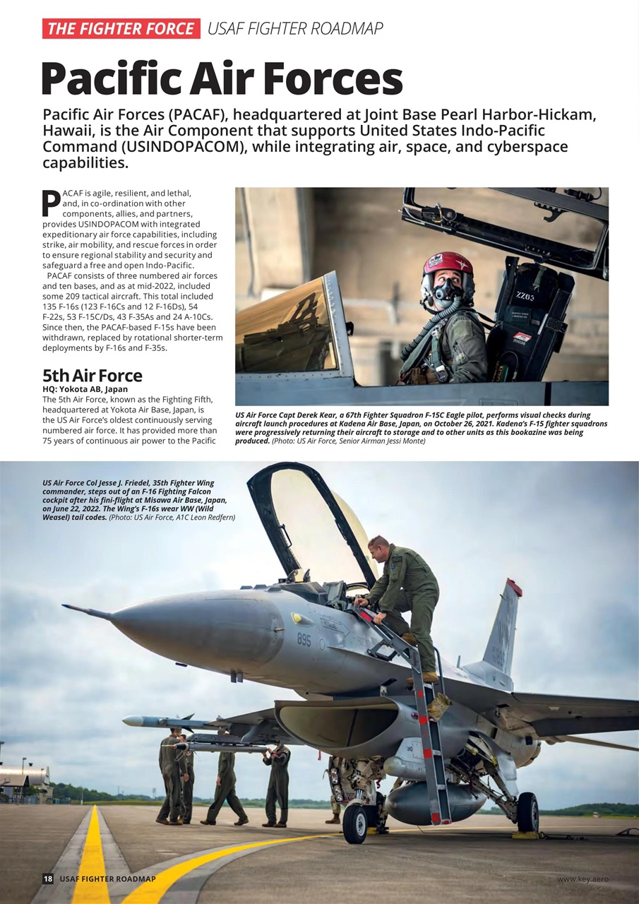 Aviation Specials Magazine - USAF Fighter Roadmap Back Issue
