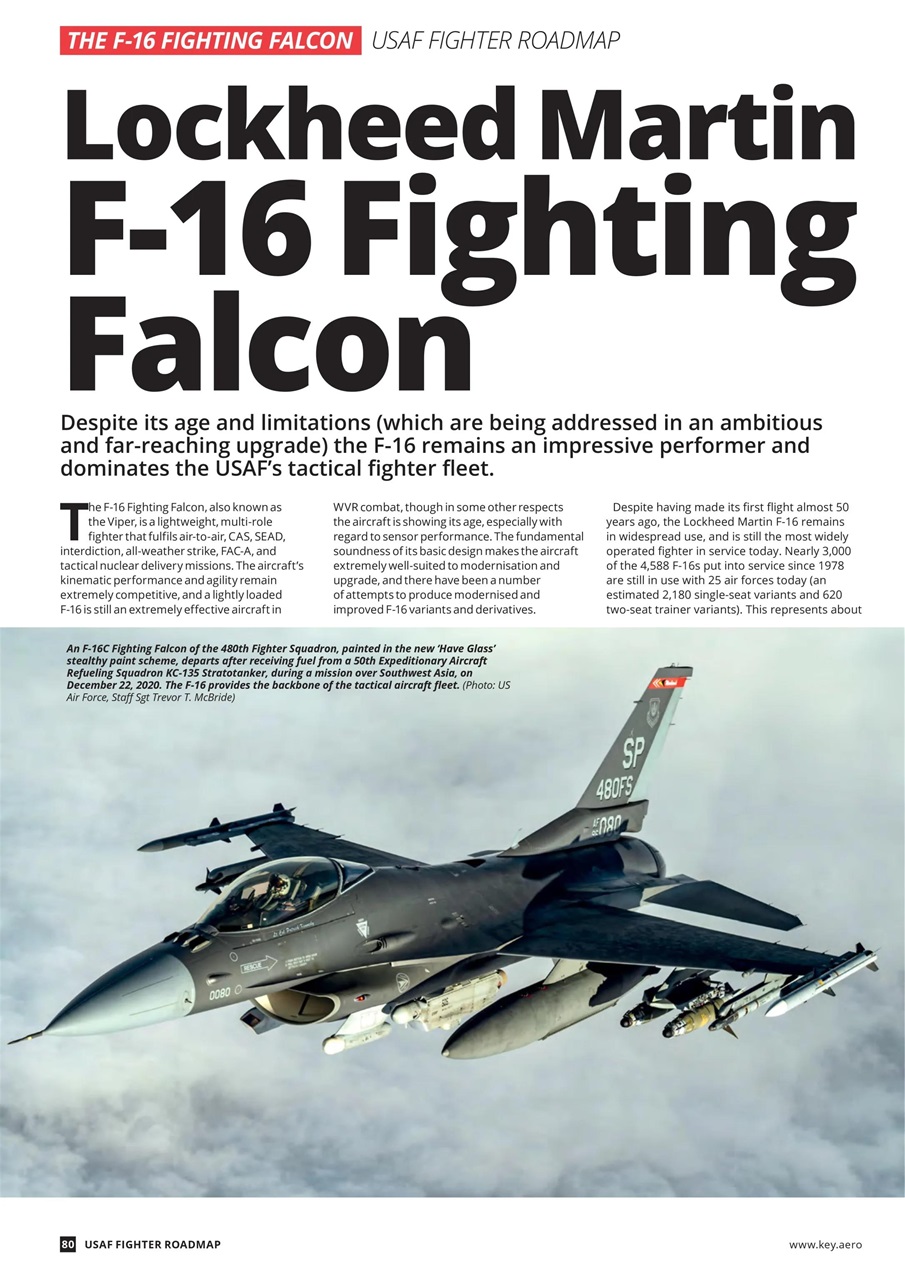 Combat Aircraft Journal Magazine - USAF Fighter Roadmap Edición especial