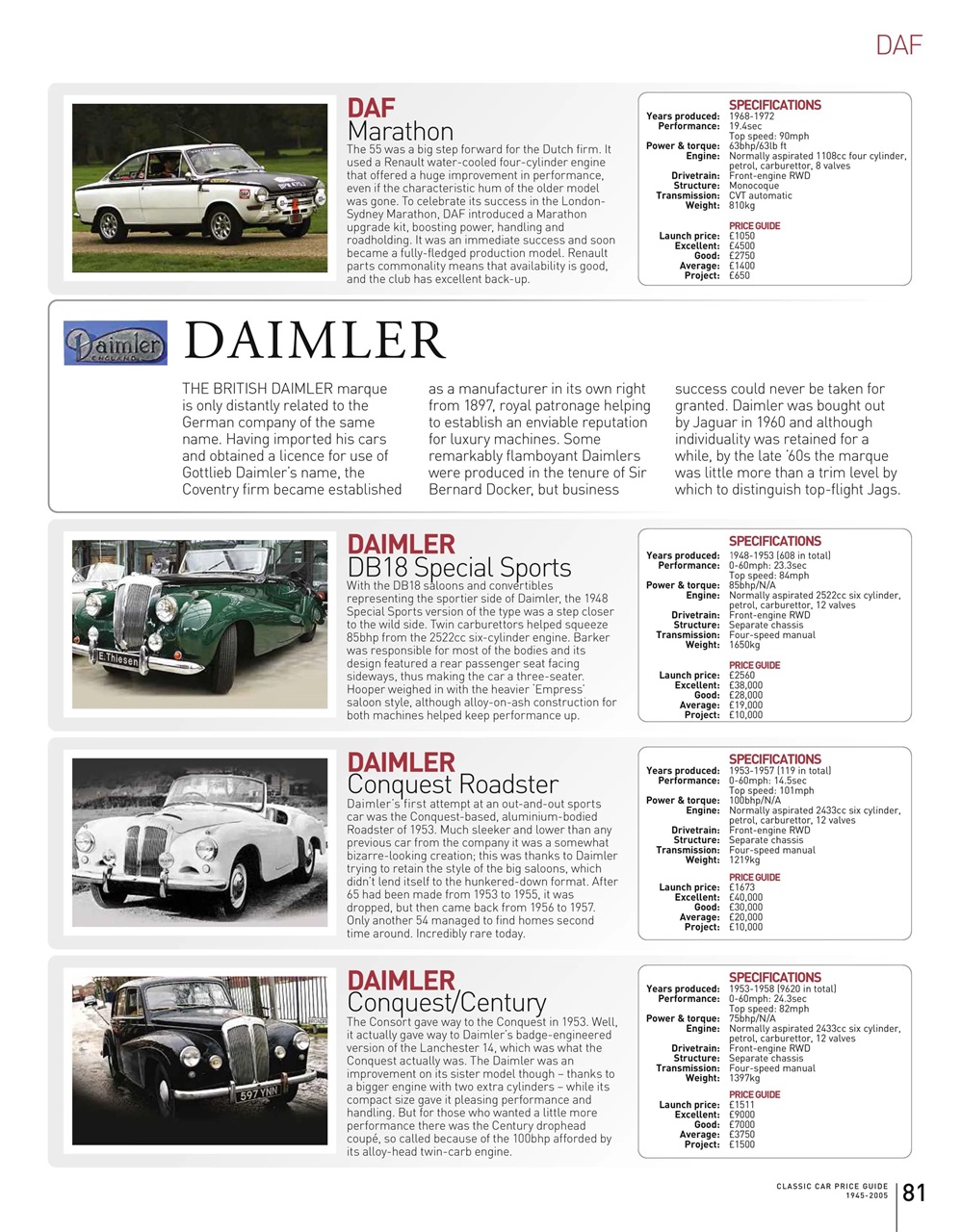 Octane Magazine - Classic Car Price Guide 2023 Special Issue