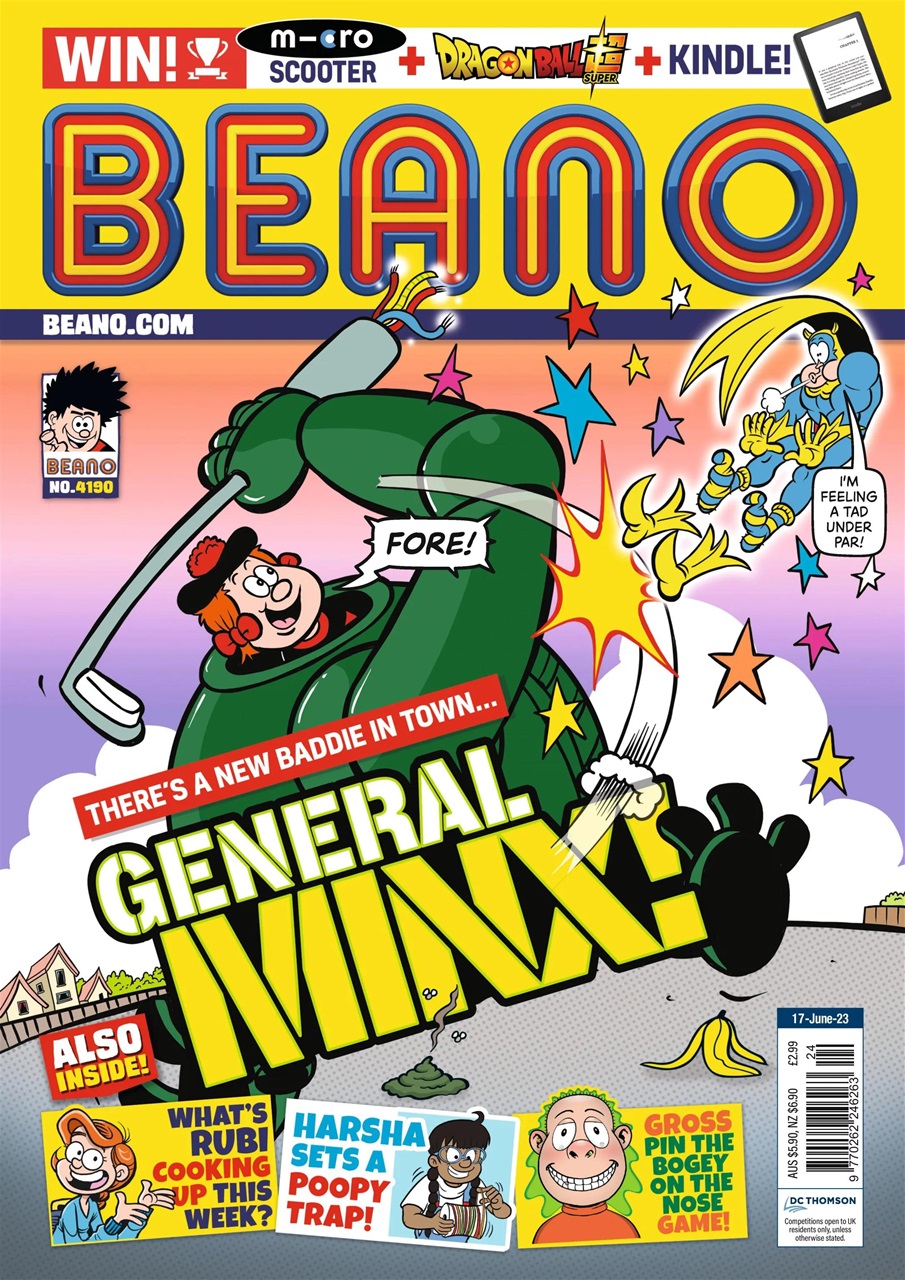 Beano Magazine - 14/06/2023 Back Issue