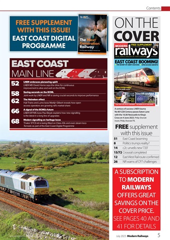 Modern Railways Magazine - July 2023 Subscriptions | Pocketmags