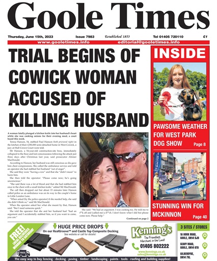 Goole Times Magazine - June 15th 2023 Back Issue