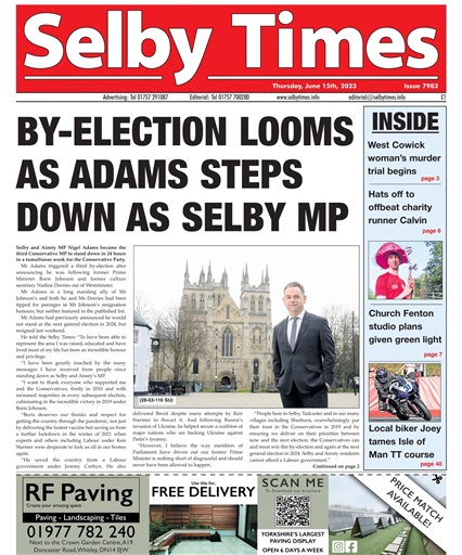 Selby Times Magazine - June 15th 2023 Back Issue