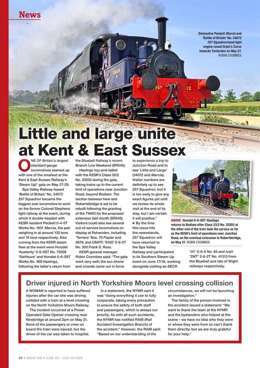 Steam Railway Magazine - 546 Back Issue