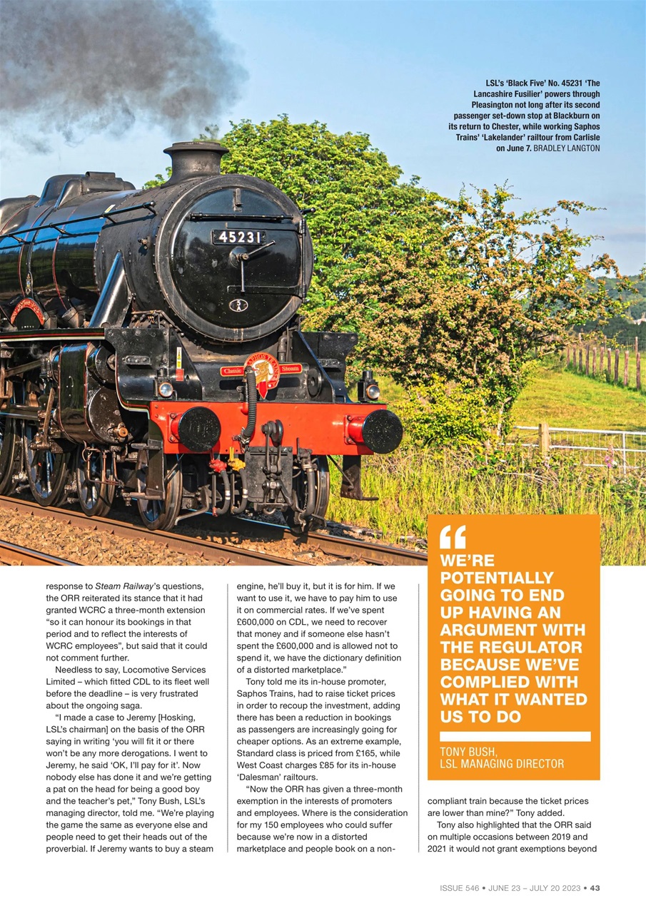 Steam Railway Magazine - 546 Back Issue
