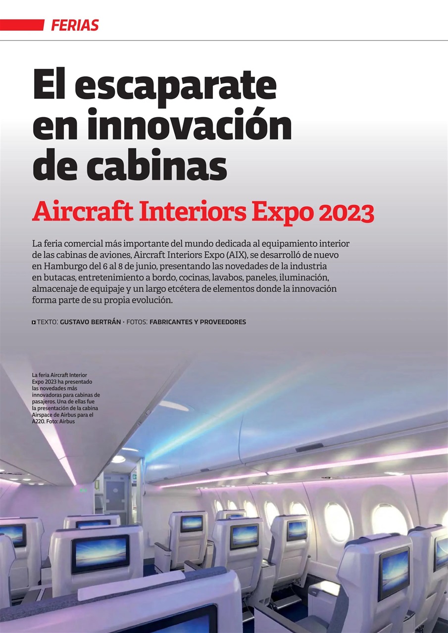 Avion Revue Internacional Magazine - Número 493 Back Issue