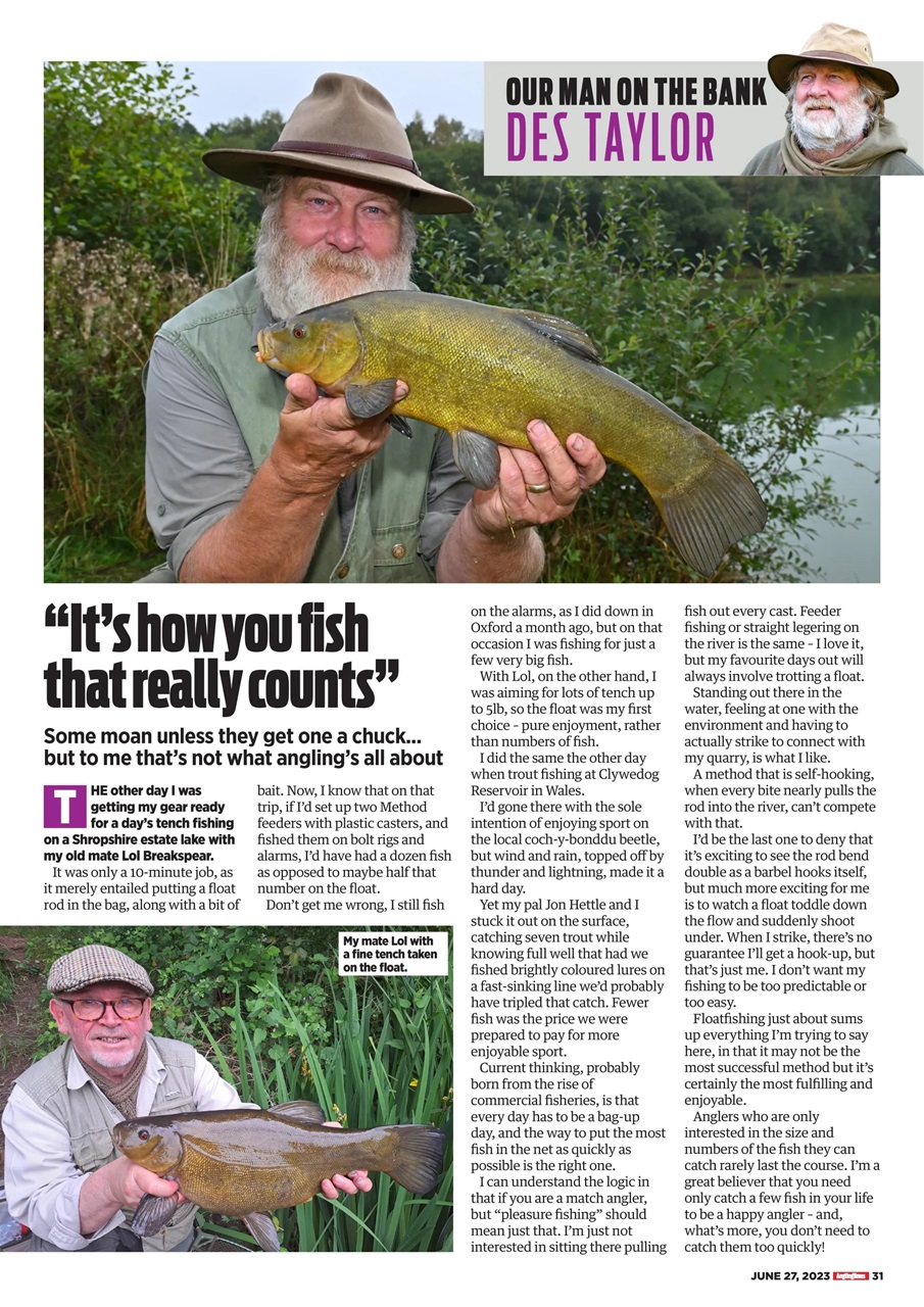 Angling Times Magazine - 27-Jun-2023 Back Issue