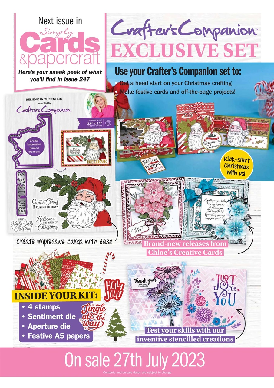 Simply Cards & Papercraft Magazine - Issue 246 Back Issue