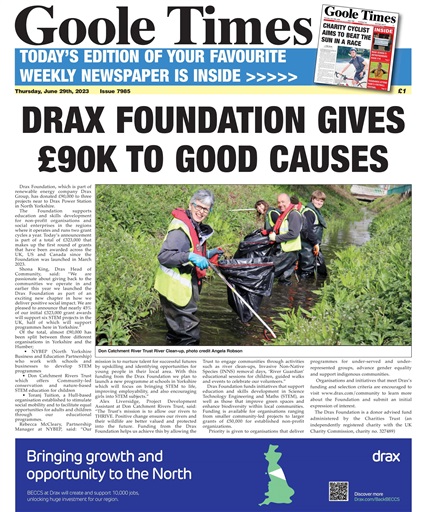 Goole Times Magazine - June 29th 2023 Back Issue