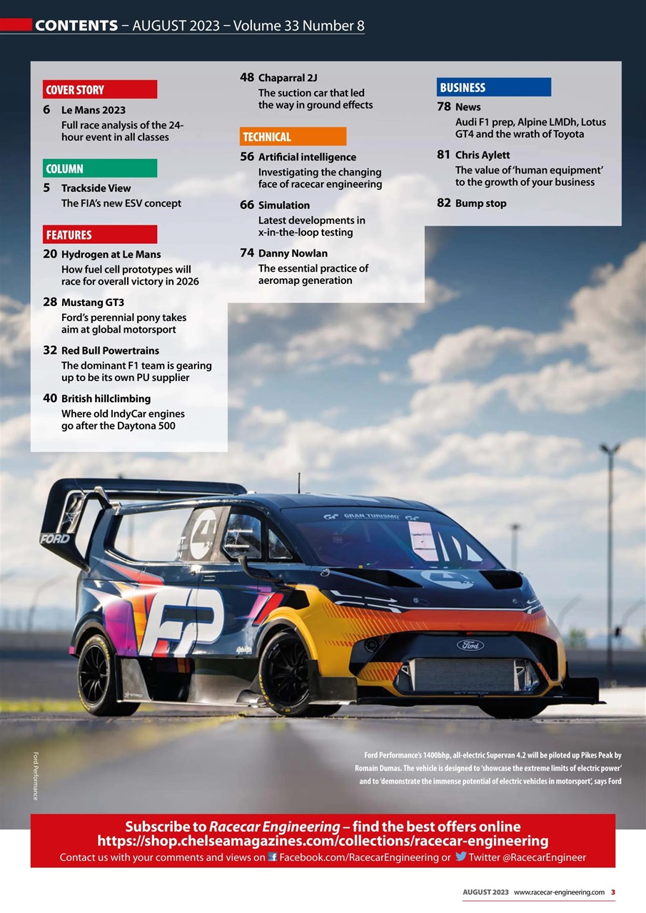 Racecar Engineering Magazine - Aug-23 Back Issue