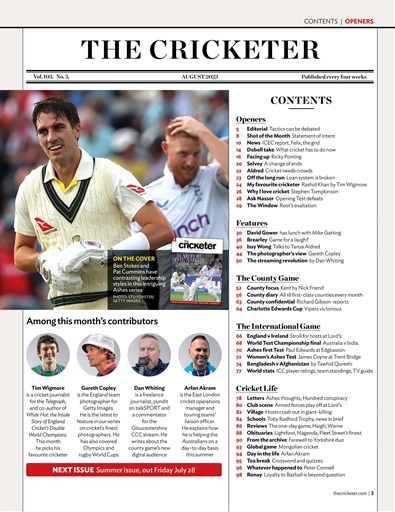 The Cricketer Magazine - August 2023 Subscriptions | Pocketmags