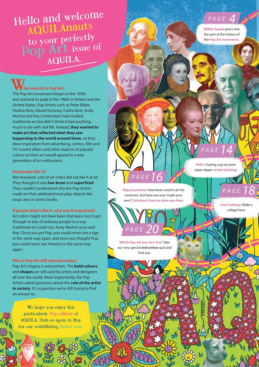 Aquila Magazine - Pop Art Back Issue