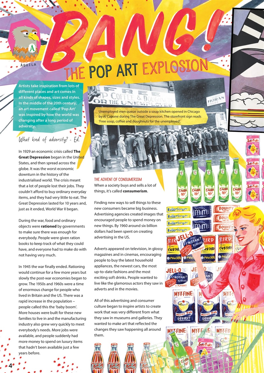 Aquila Magazine - Pop Art Back Issue