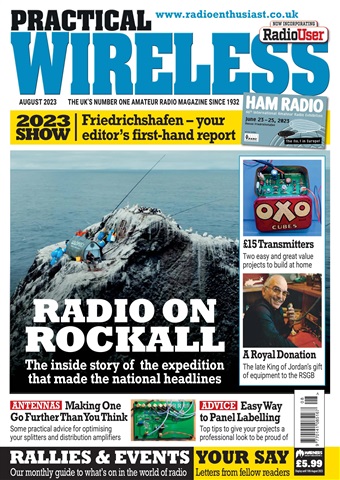Practical Wireless Magazine - August 2023 Subscriptions | Pocketmags
