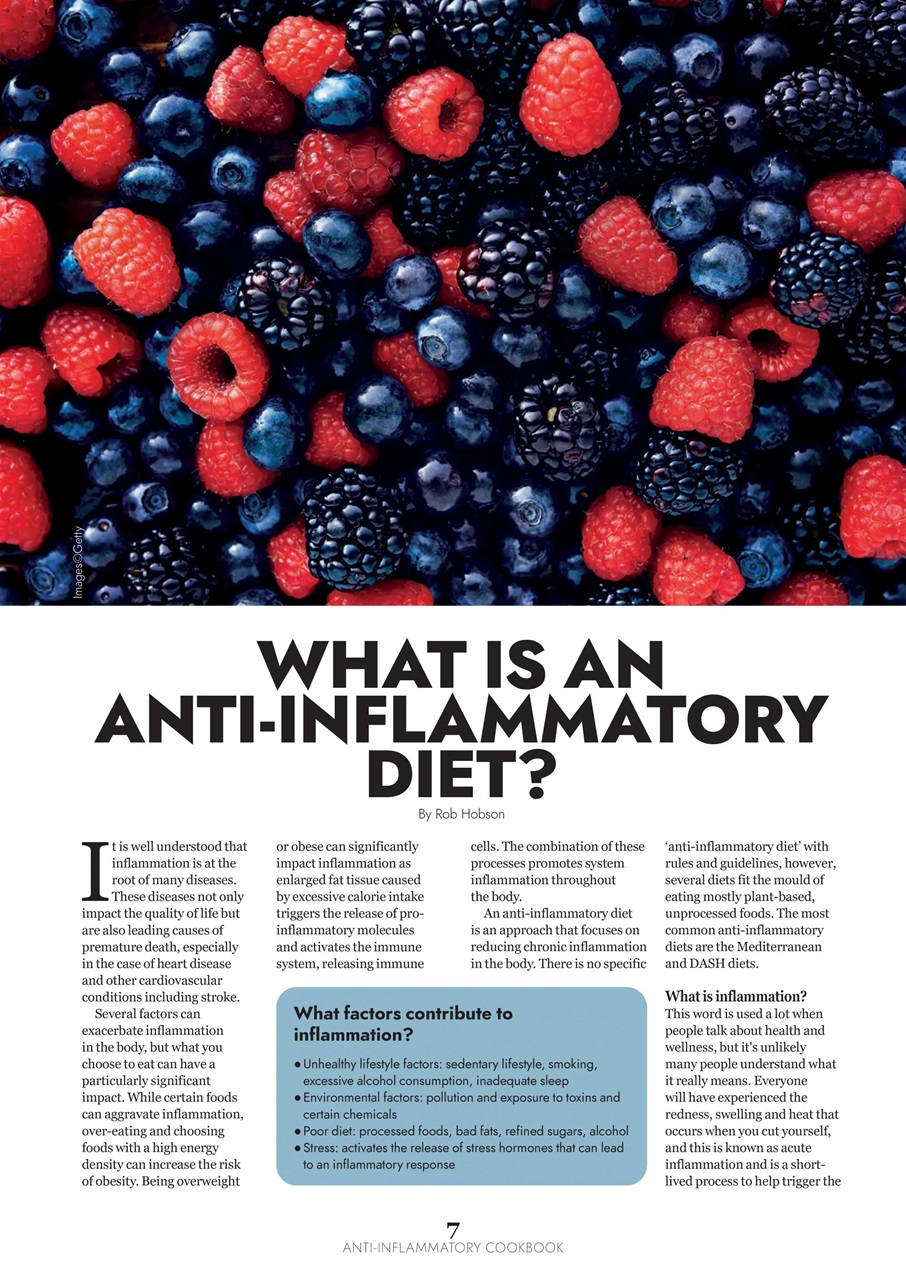 Healthy Eating Magazine - Anti-Inflammatory Cookbook: Issue 1 Back Issue