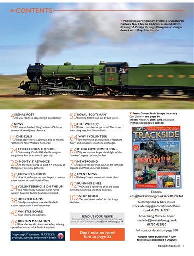 Trackside Magazine - August Subscriptions | Pocketmags