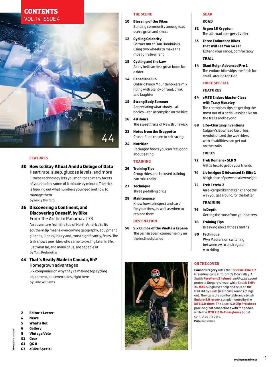 Canadian Cycling Magazine - Volume 14 Issue 4 Back Issue