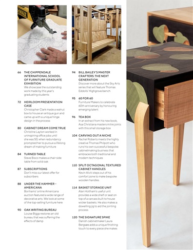 Furniture & Cabinetmaking Magazine - Issue 313 Subscriptions | Pocketmags