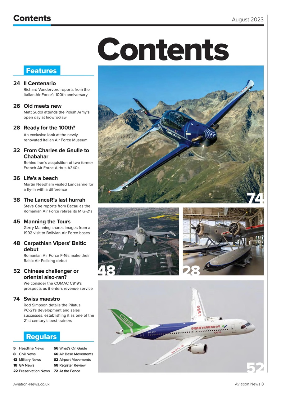 Aviation News Magazine - August 2023 Back Issue