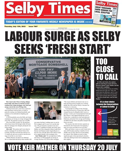 Selby Times Magazine - July 13th 2023 Back Issue