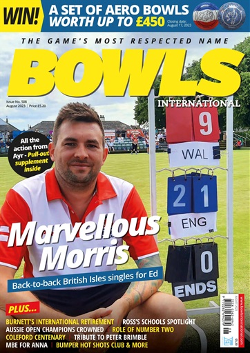 Bowls International Magazine - August 2023 Back Issue