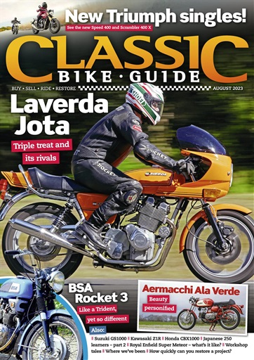 Classic Bike Guide Magazine - August 2023 Subscriptions | Pocketmags