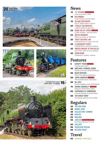 Steam Railway Magazine - 547 Subscriptions | Pocketmags