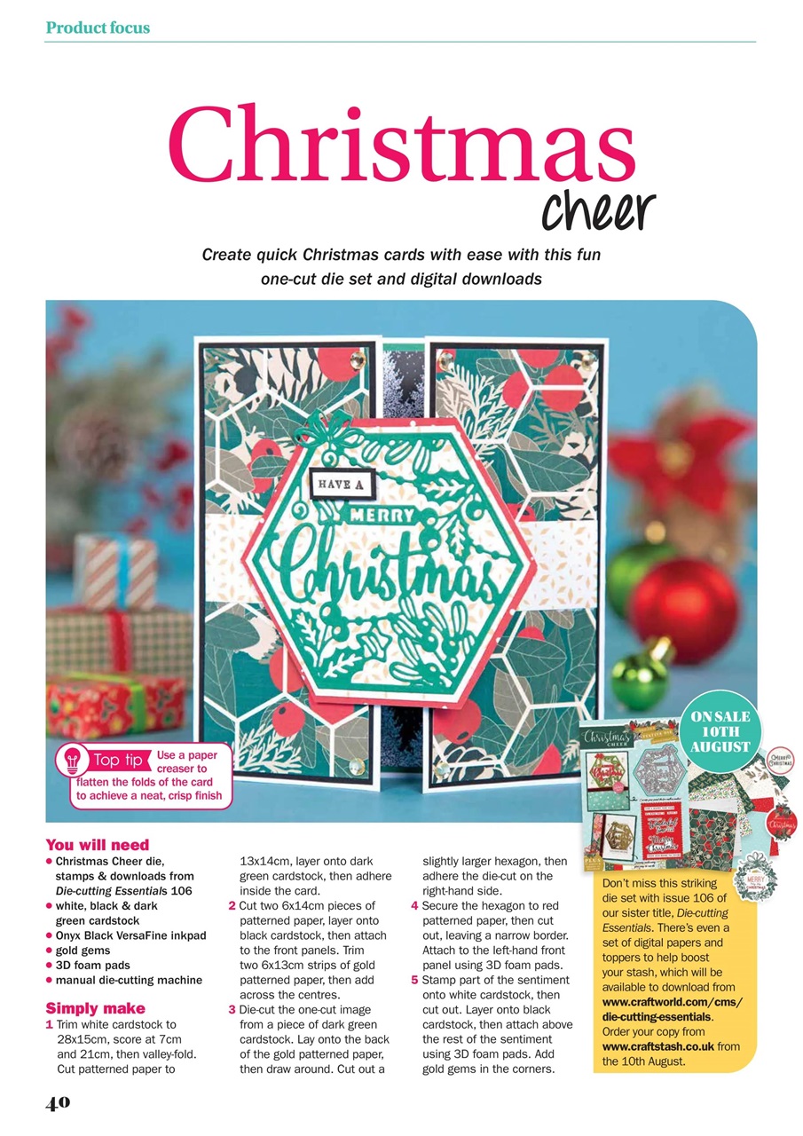 Simply Cards & Papercraft Magazine - Issue 247 Back Issue Simply Cards & Papercraft Magazine - Issue 247 Back Issue