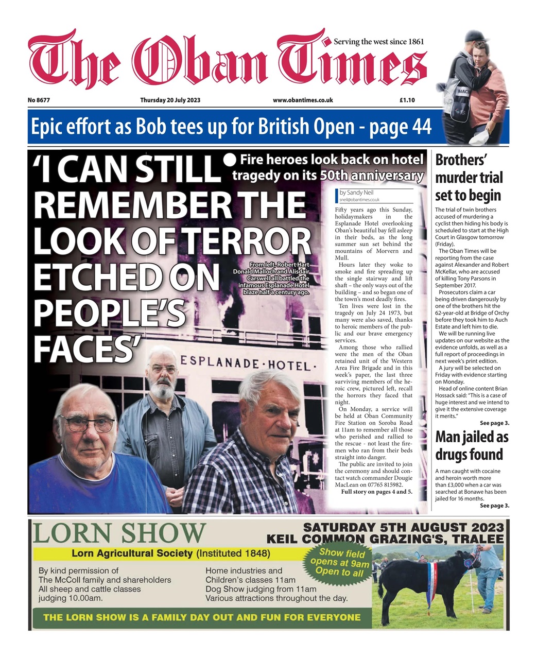 The Oban Times & Lochaber Times Magazine - 20-Jul-2023 Back Issue