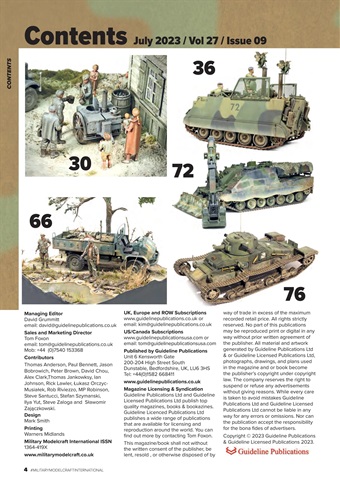 Military Modelcraft International Magazine - August 2023 Subscriptions ...