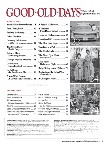 Good Old Days Magazine - October 2023 Subscriptions | Pocketmags