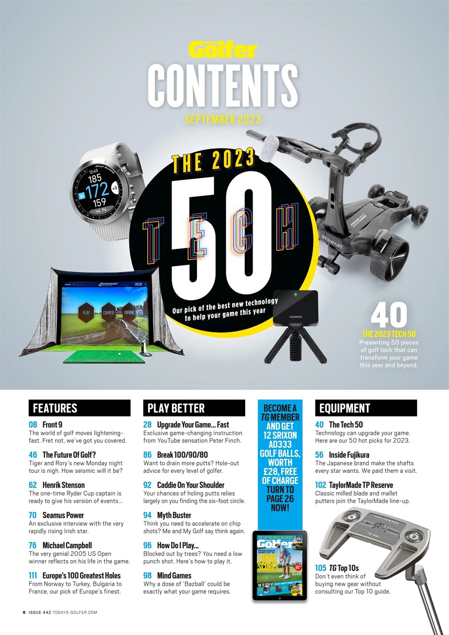 Today's Golfer Magazine - 442 Back Issue