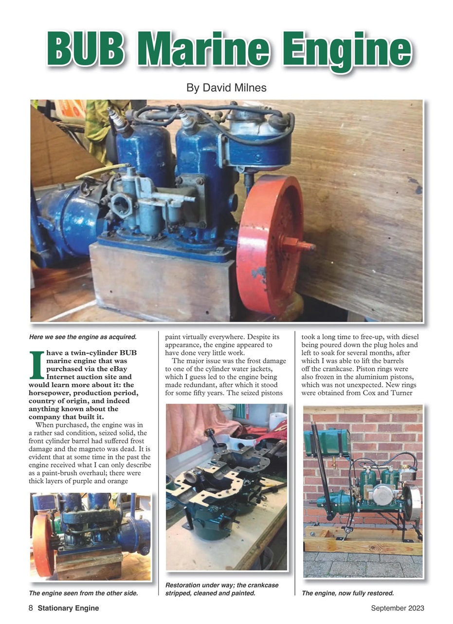 Stationary Engine Magazine - Sep-23 Back Issue