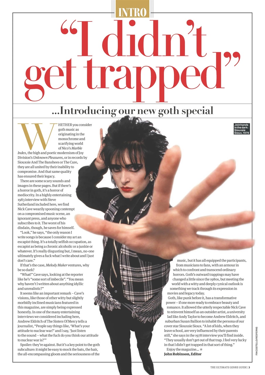 Uncut Magazine - Ultimate Genre Guide - Goth Special Issue Uncut Magazine - Ultimate Genre Guide - Goth Special Issue