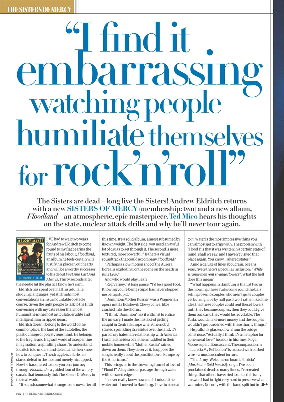 Uncut Magazine - Ultimate Genre Guide - Goth Special Issue Uncut Magazine - Ultimate Genre Guide - Goth Special Issue