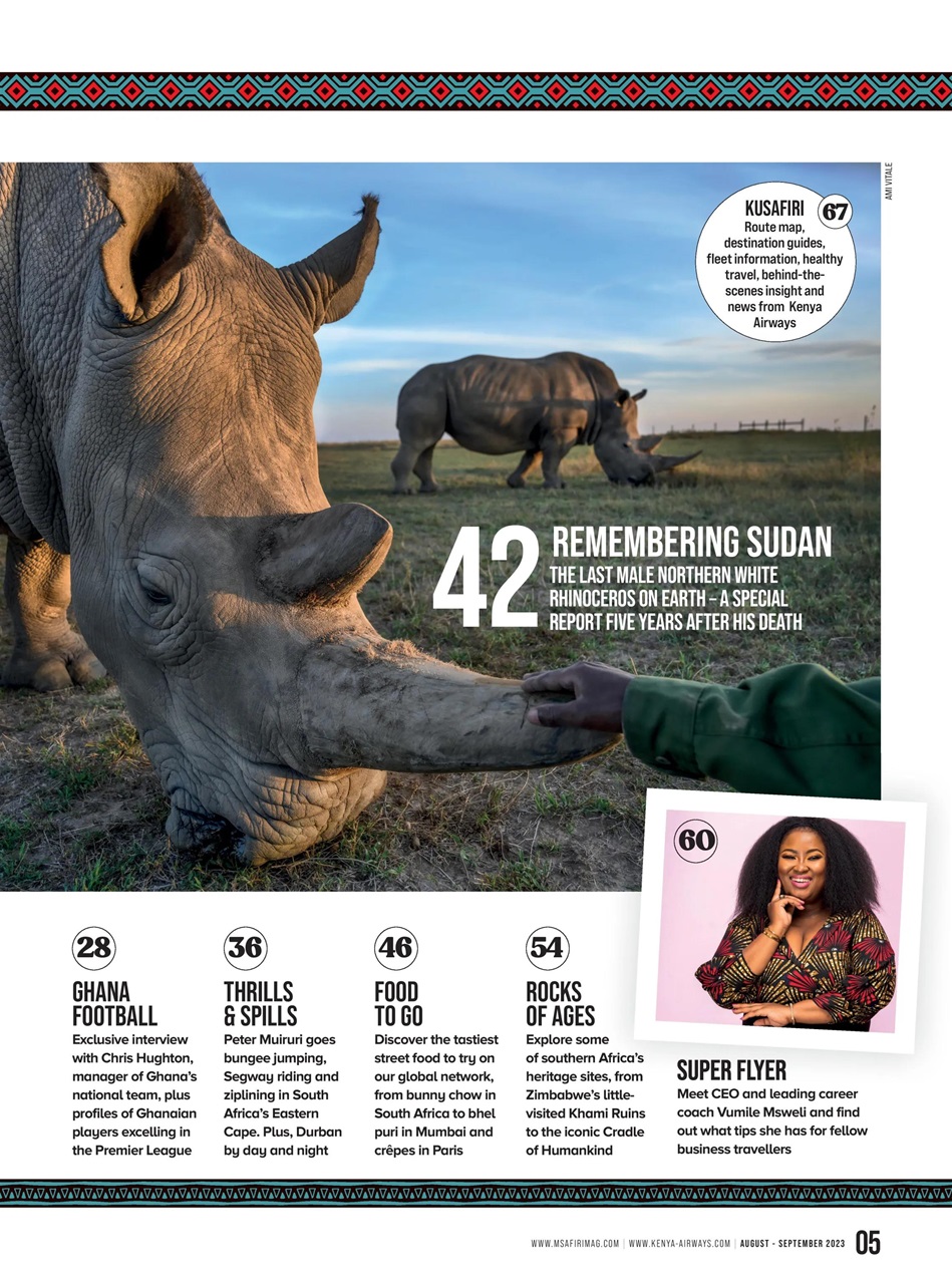 MSAFIRI – Kenya Airways Inflight Magazine - August-September 2023 Back ...