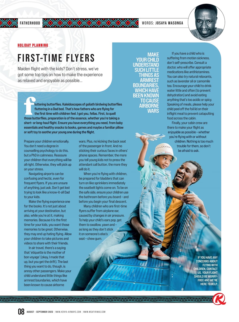 MSAFIRI – Kenya Airways Inflight Magazine - August-September 2023 Back ...