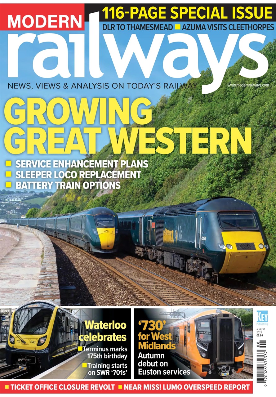 Modern Railways Magazine - August 2023 Back Issue