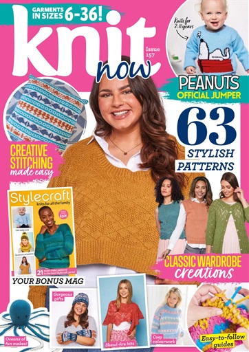 Knit Now Magazine - Issue 157 Subscriptions | Pocketmags