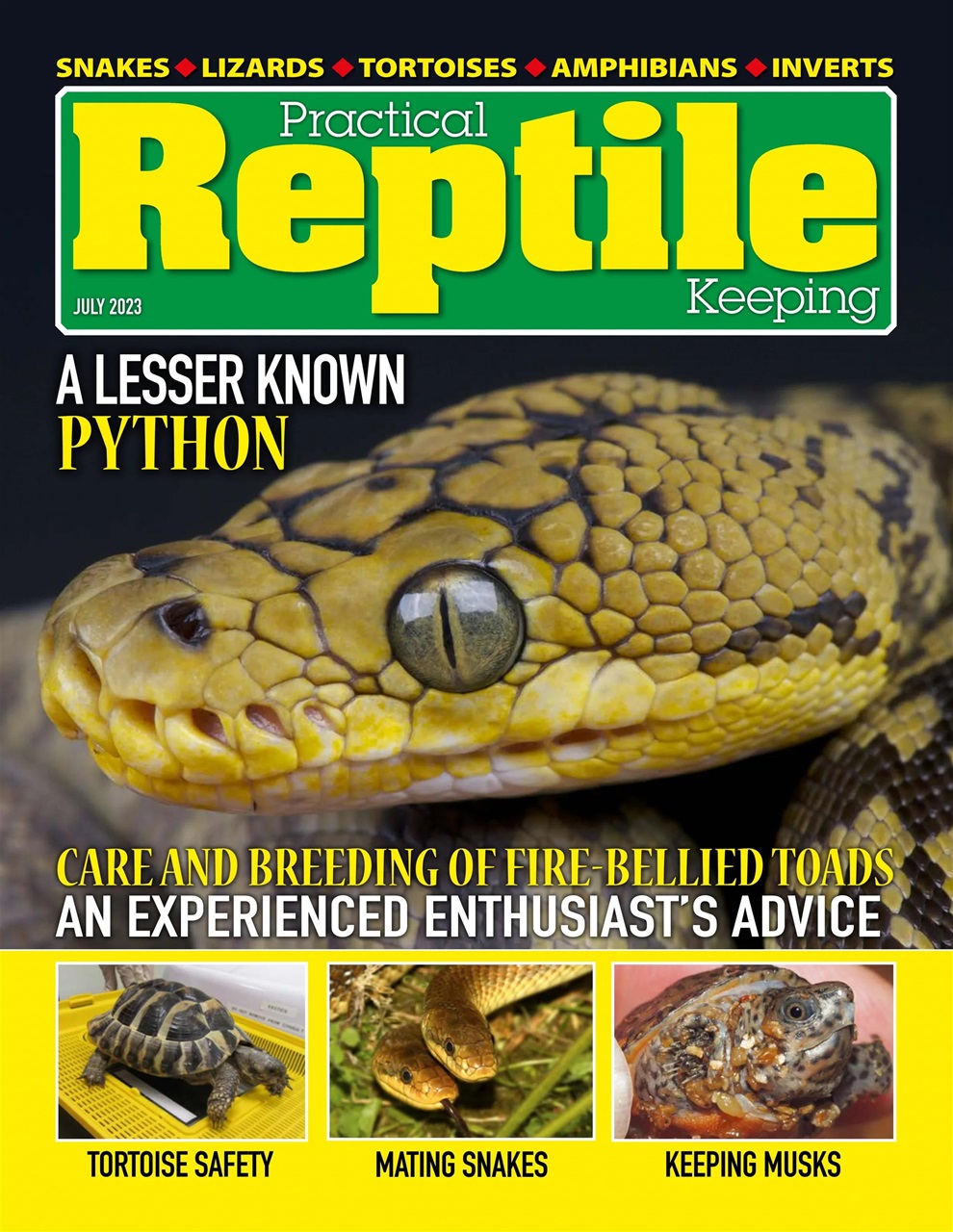 Practical Reptile Keeping Magazine - July 2023 Back Issue