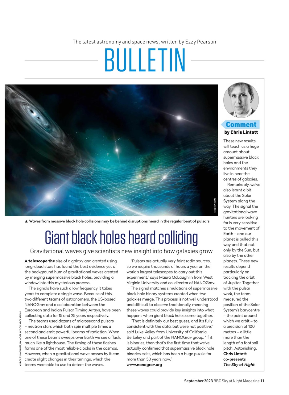BBC Sky at Night Magazine - September 2023 Back Issue