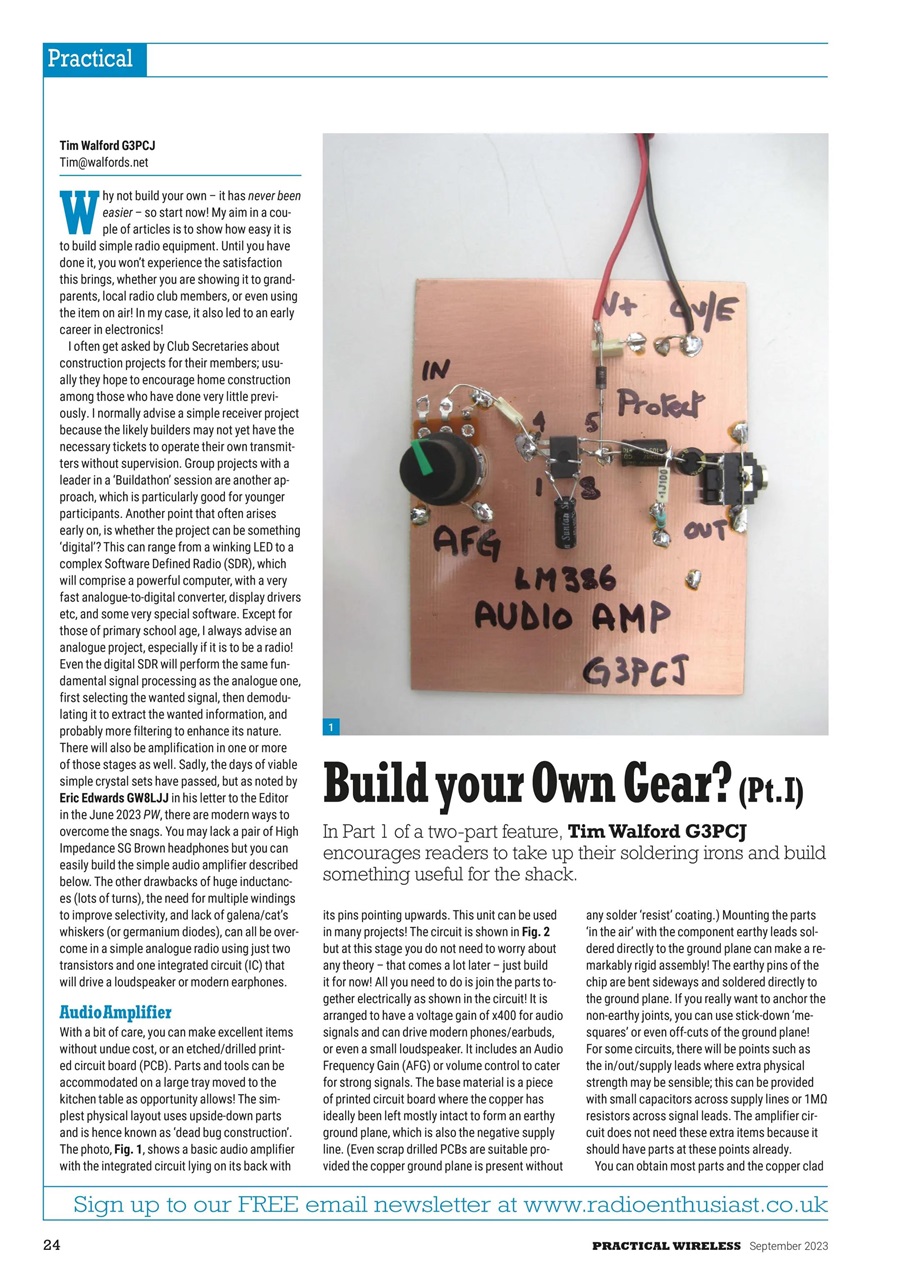 Practical Wireless Magazine - September 2023 Back Issue