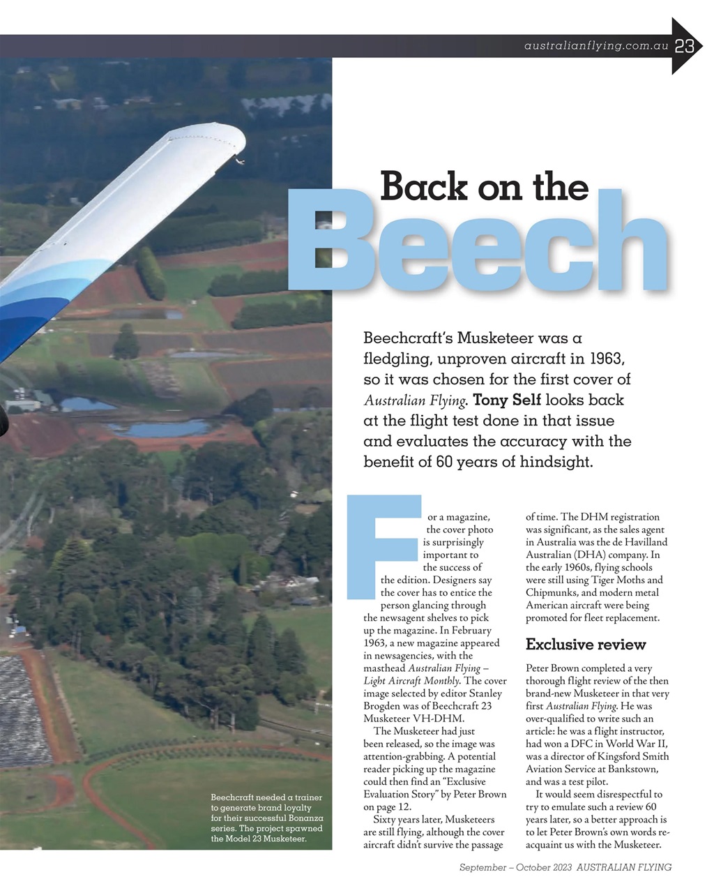 Australian Flying Magazine - Sept-Oct 2023 Back Issue