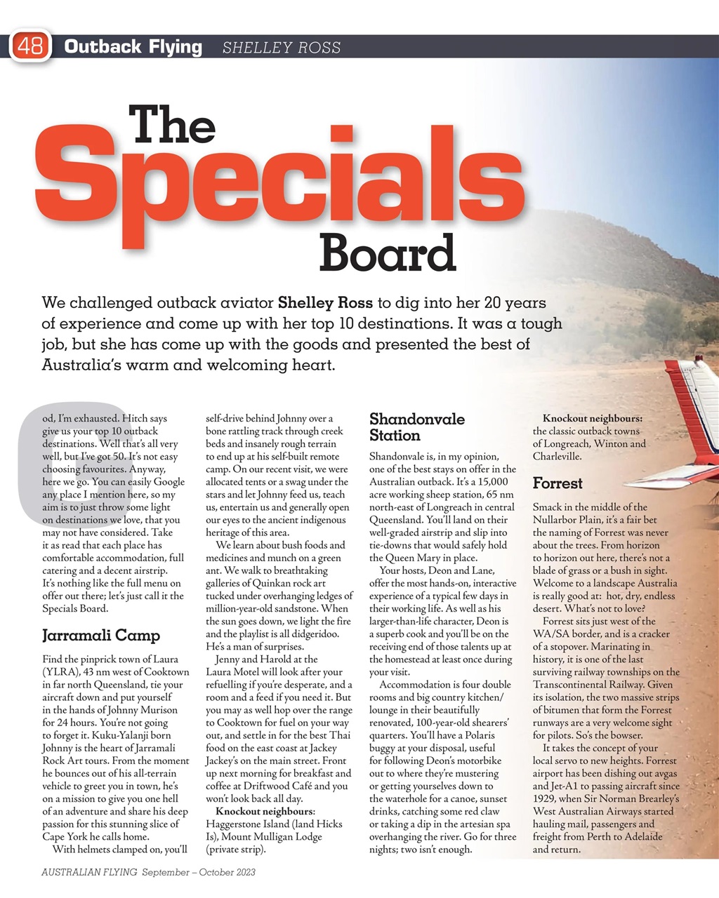 Australian Flying Magazine - Sept-Oct 2023 Back Issue