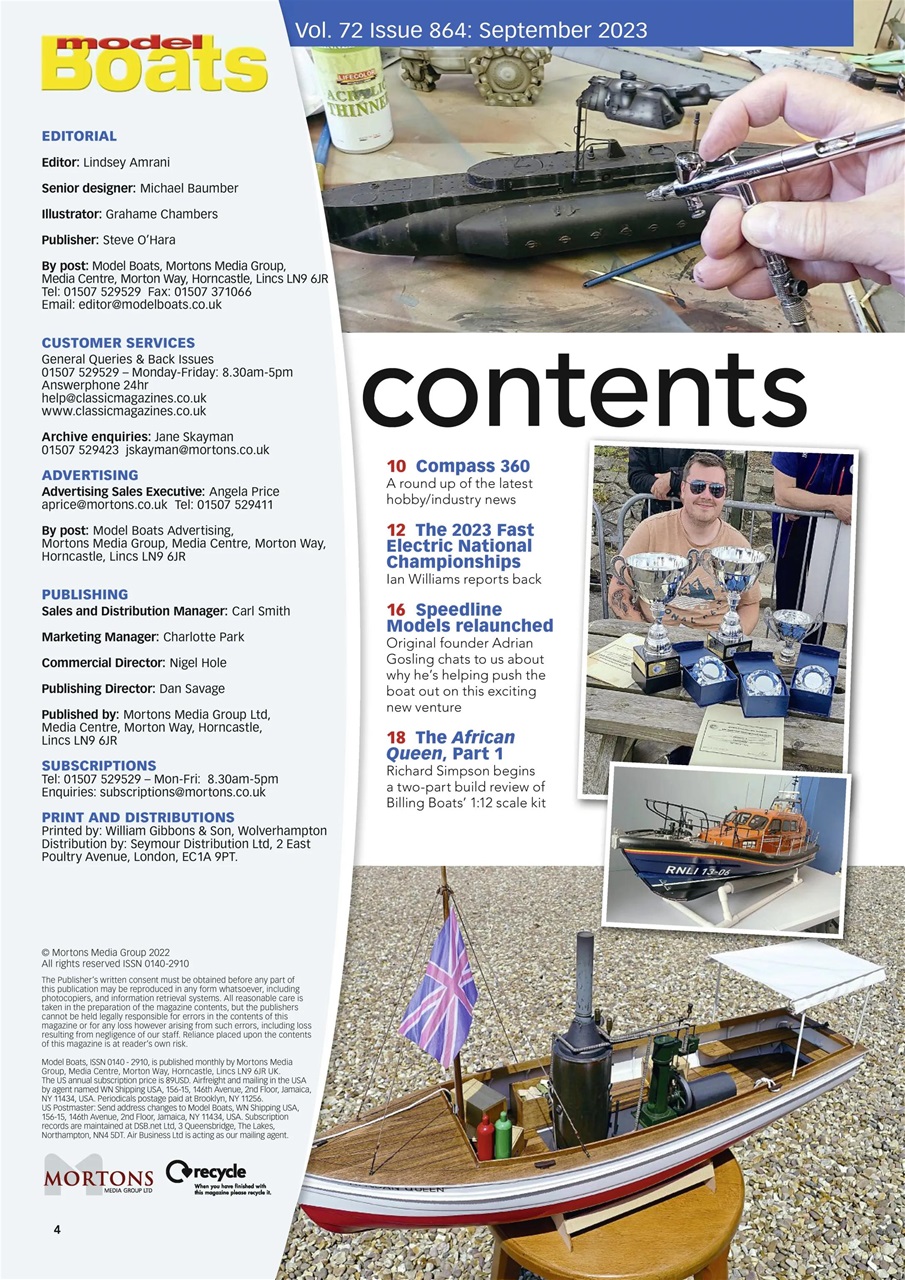 Model Boats Magazine - September 2023 Back Issue