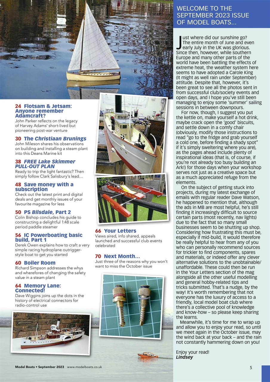 Model Boats Magazine - September 2023 Back Issue